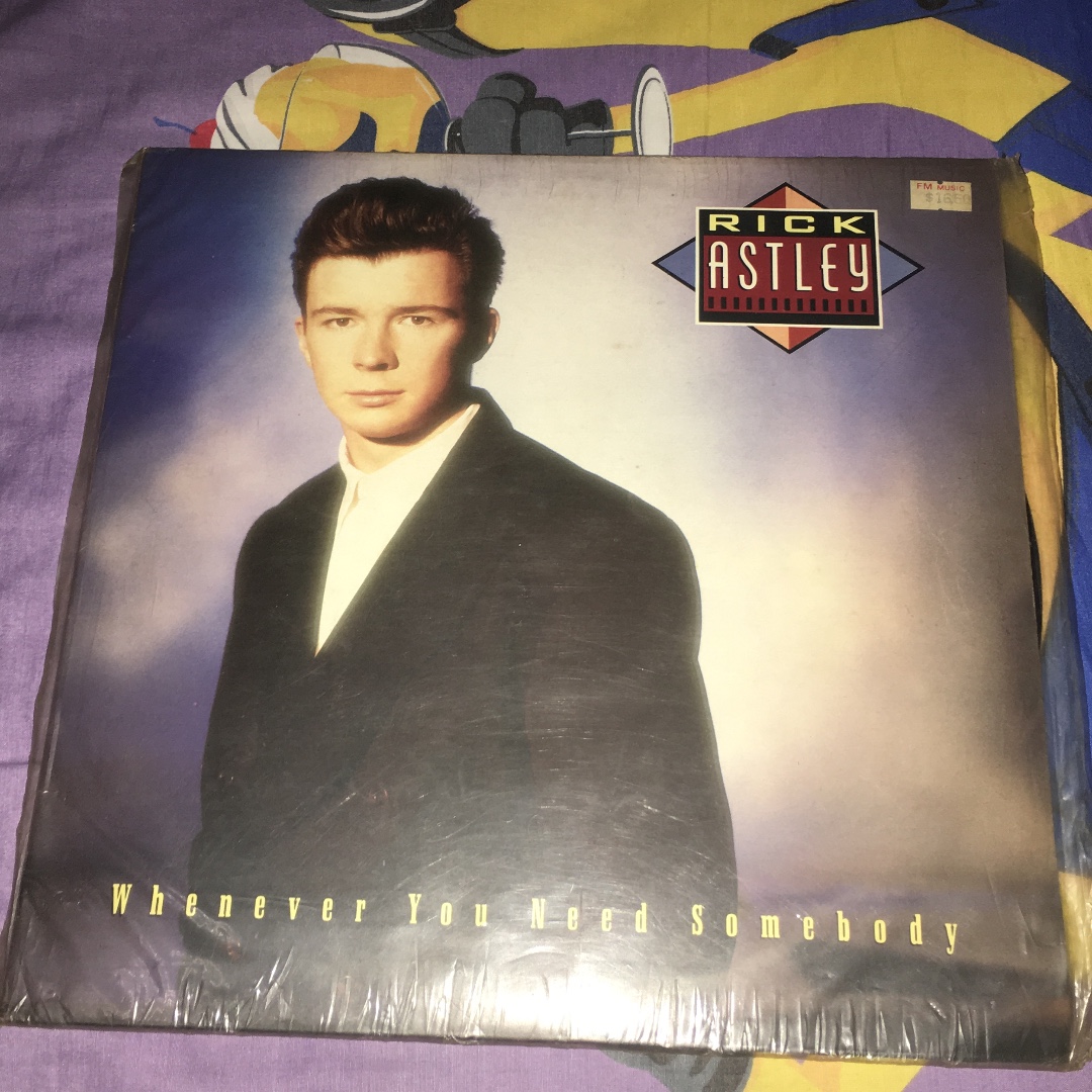 Rick Astley LP Album Vinyl Record, Hobbies & Toys, Music & Media ...