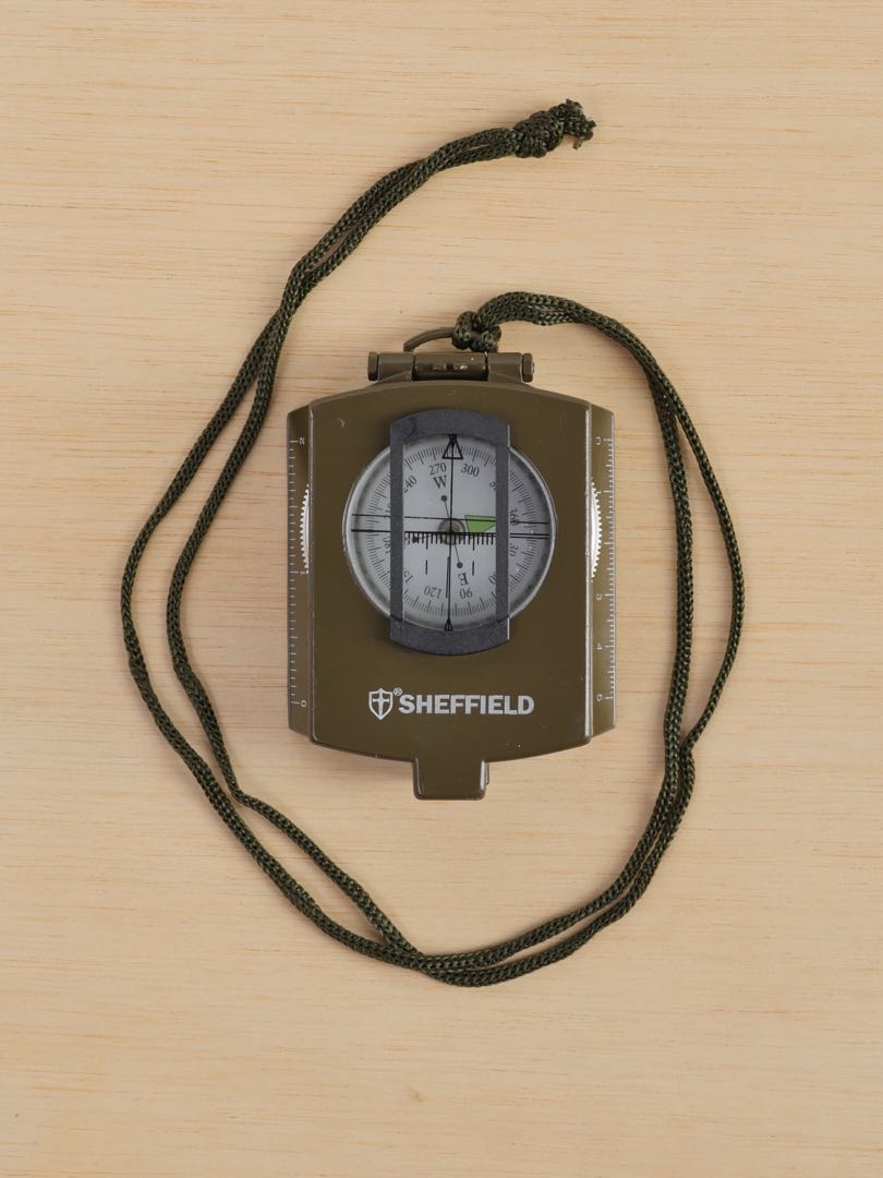 Sheffield J7 Professional Military Compass | Military army green olive ...