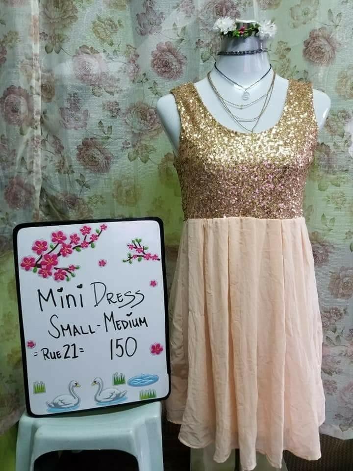 Shining Shimmering Sequence Glitter Dress, Women's Fashion, Dresses ...