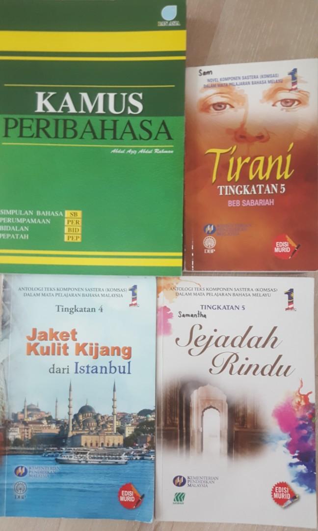 SPM Novel Komsas (Tirani, Sejadah Rindu, Jaket Kulit Kijang)+Kamus ...