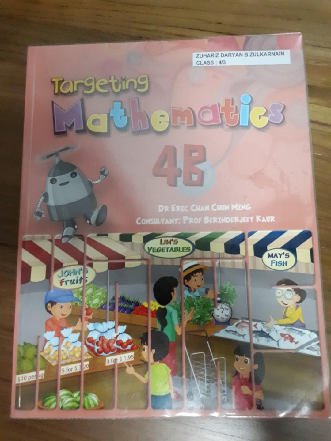 Targeting Mathematics 4B textbook, Hobbies & Toys, Books & Magazines ...