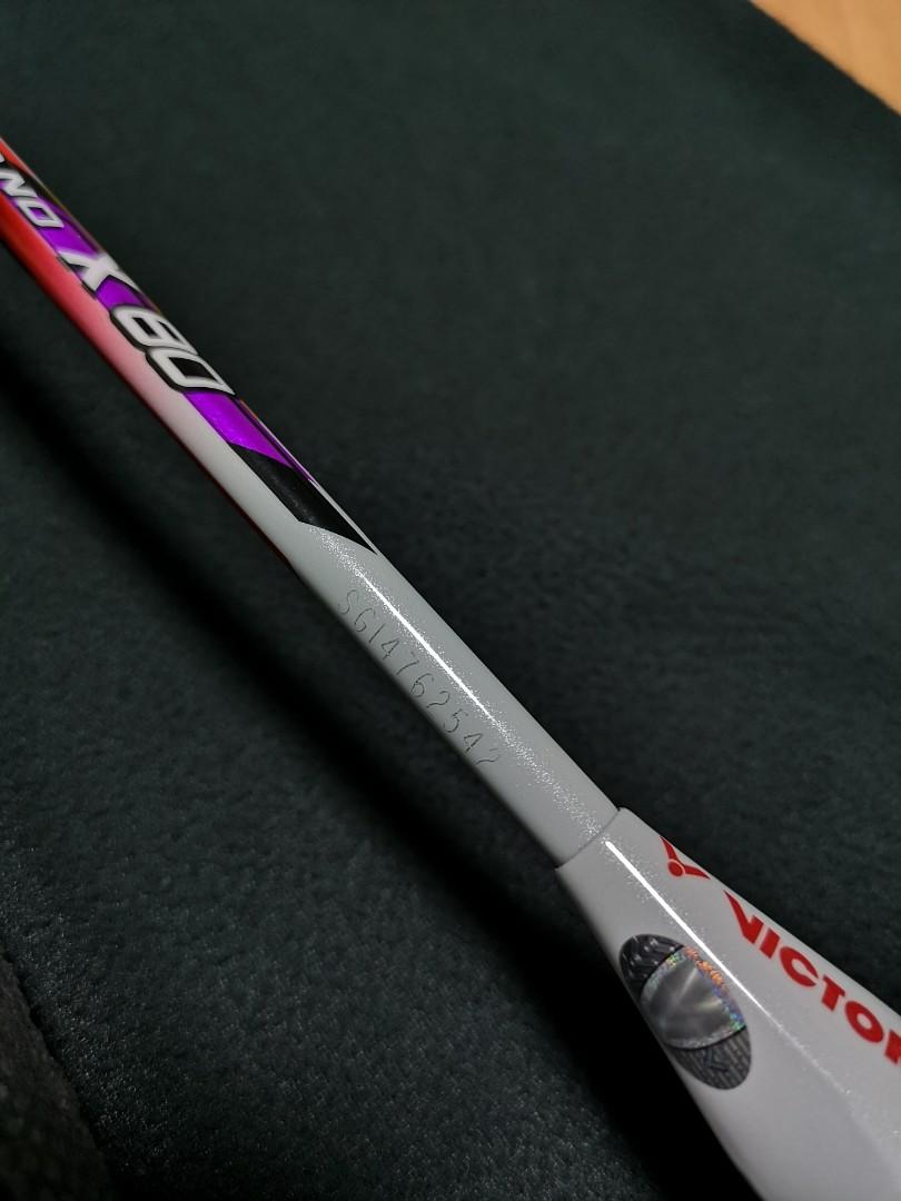 Victor Hypernano x80 Badminton Racket, Sports Equipment, Sports & Games ...