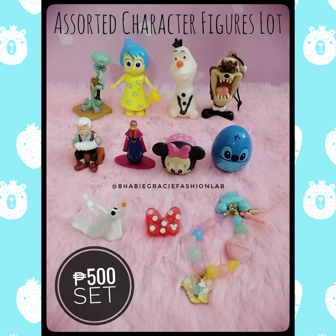 Assorted Character Figures Lot, Hobbies & Toys, Toys & Games on Carousell