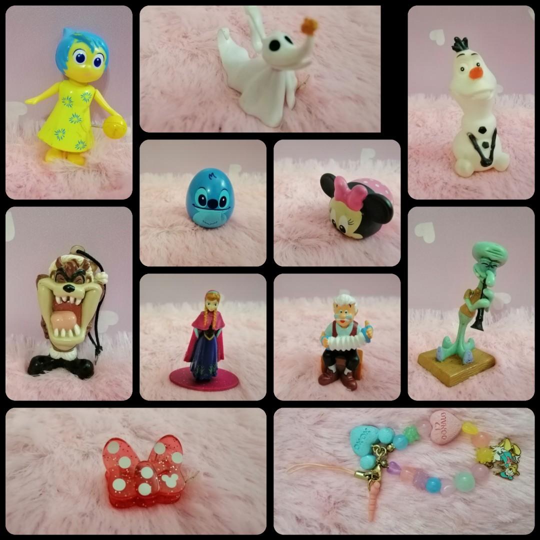 Assorted Character Figures Lot, Hobbies & Toys, Toys & Games on Carousell