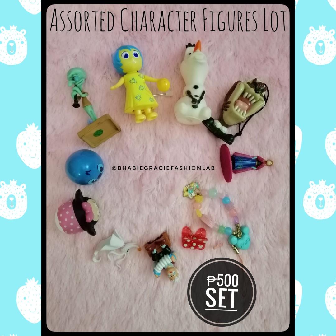 Assorted Character Figures Lot, Hobbies & Toys, Toys & Games on Carousell
