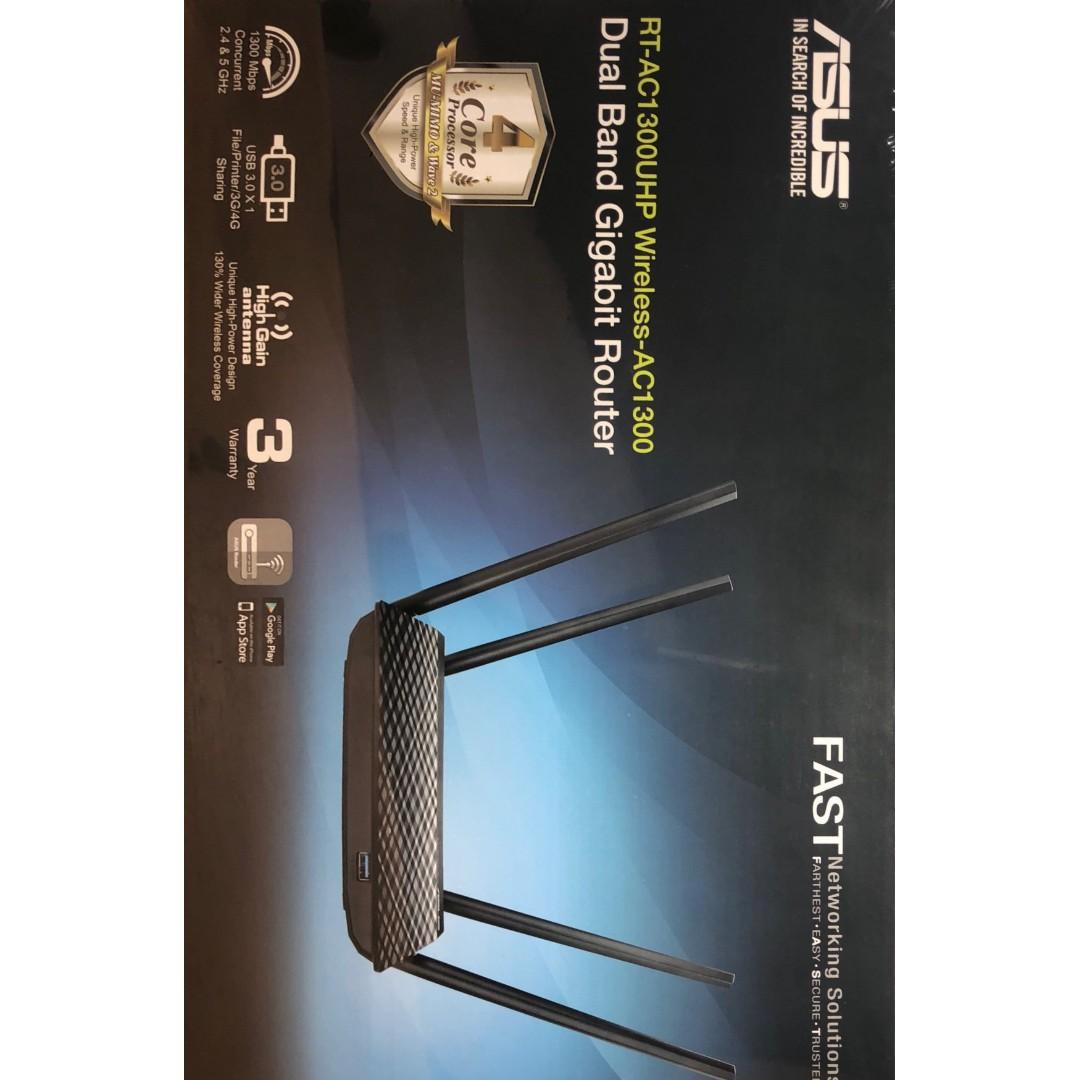 [BRAND NEW!!!] Asus Router RT-AC1300UHP wireless-AC1300, Computers ...