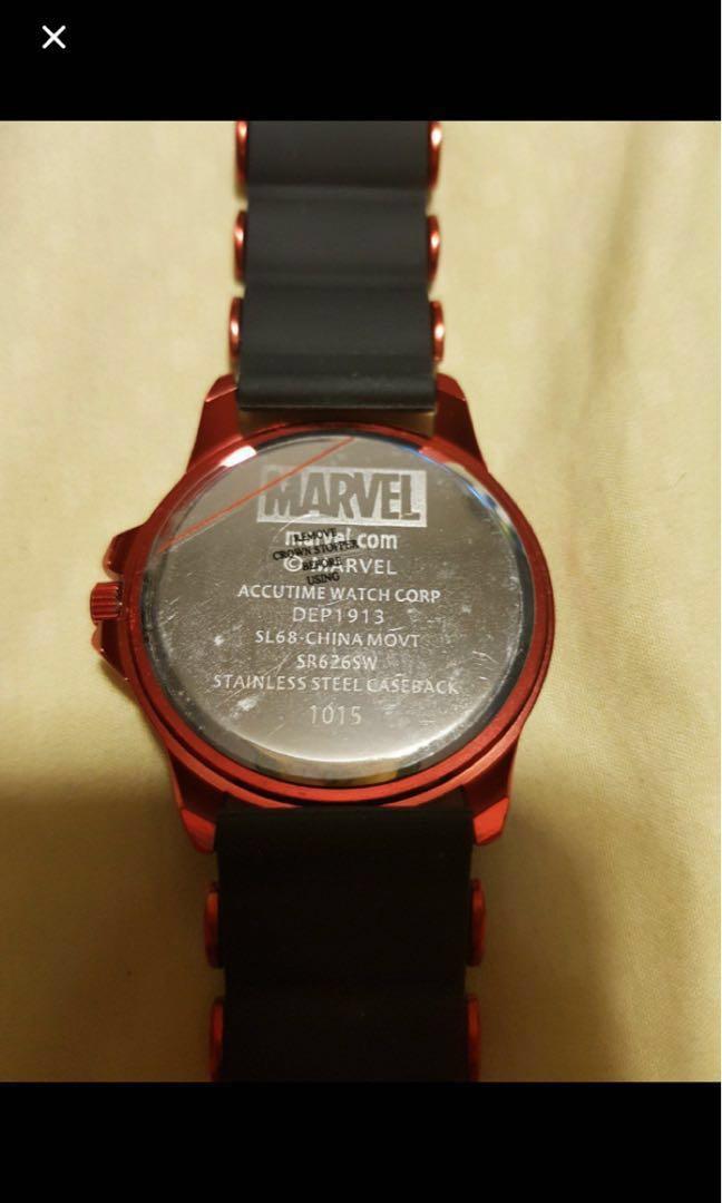 Deadpool Marvel watch, Luxury, Watches on Carousell