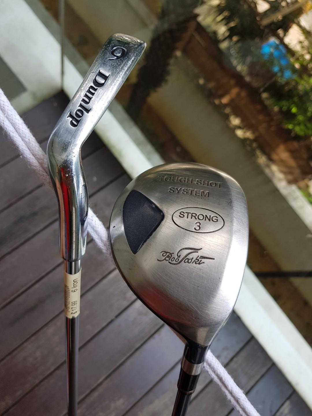DUNLOP IRON SET/POWERBILT IRON, Sports Equipment, Sports & Games, Golf ...
