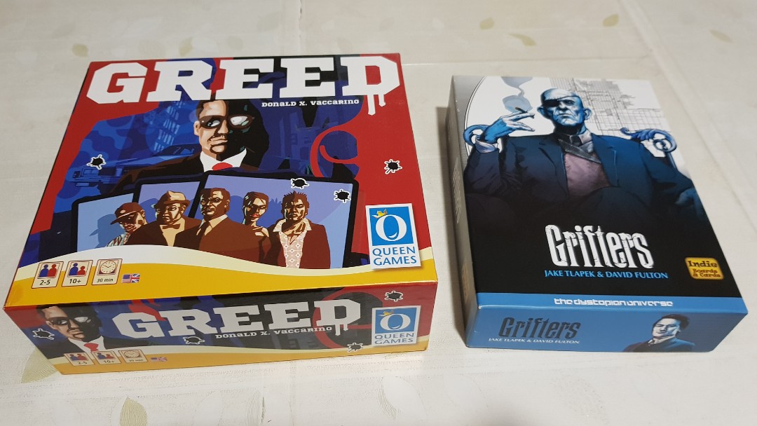 Grifters and Greed board card game, Hobbies & Toys, Toys & Games on ...