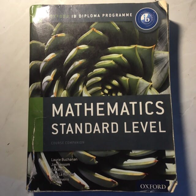 IB SL Mathematics Textbook, Hobbies & Toys, Books & Magazines ...