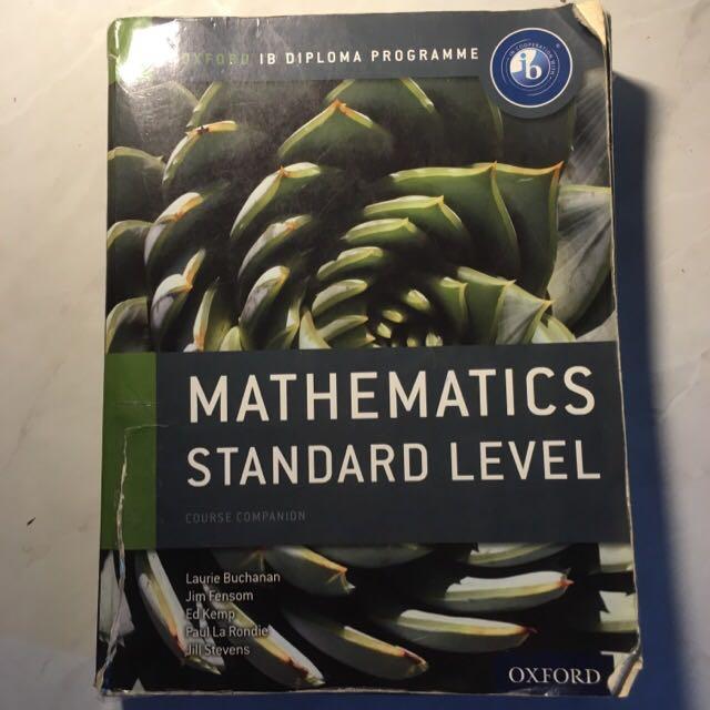 IB SL Mathematics Textbook, Hobbies & Toys, Books & Magazines ...