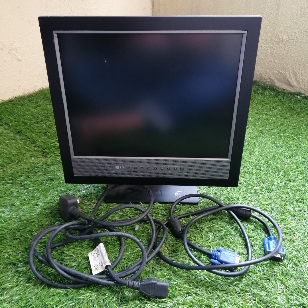 Lg Monitor With Buildin Speaker Plus Rgb And Power Cable Computers And Tech Parts And Accessories