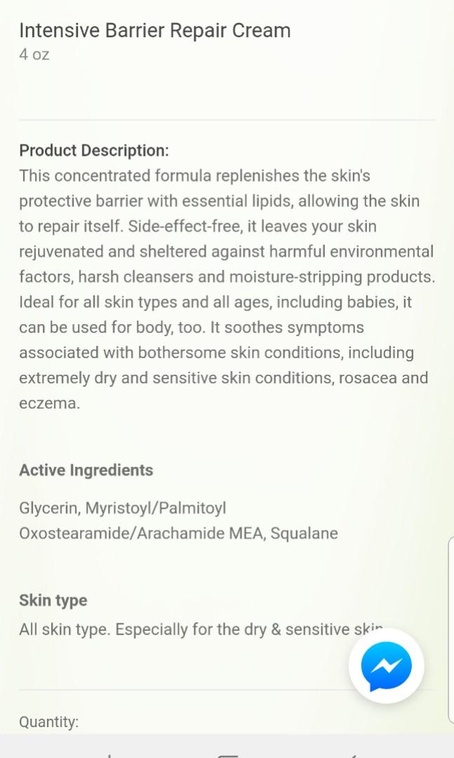 Niks Maple Intensive Barrier Repair Cream, Beauty & Personal Care, Face ...