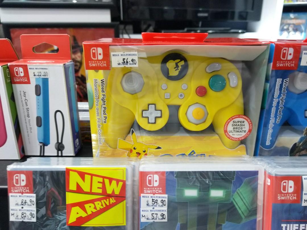 Nintendo Switch Pikachu GameCube Controller Pokemon Hori, Video Gaming ...