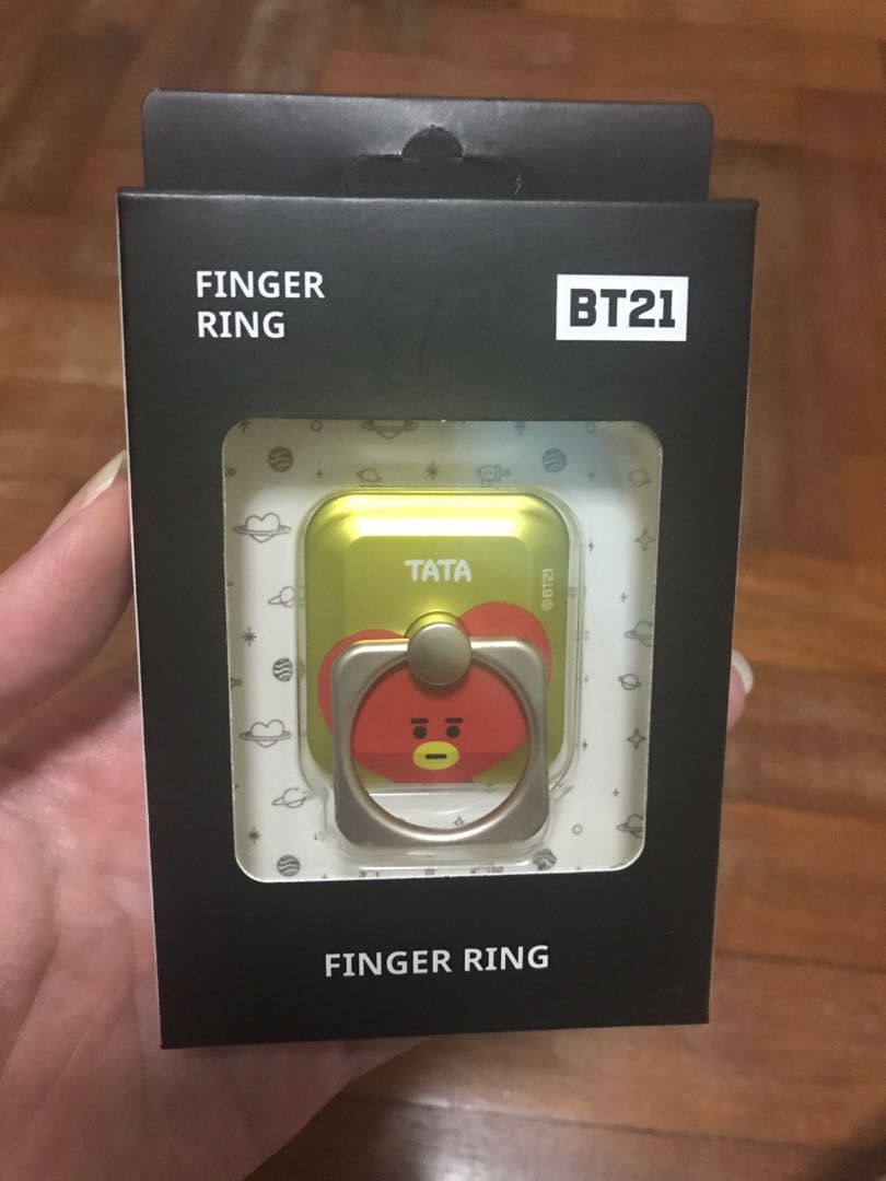 Official BT21 Finger Phone Ring - Tata, Hobbies & Toys, Memorabilia ...
