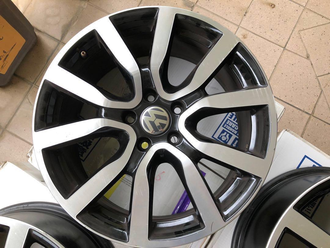 Original 18 inch VW Golf Variant R Line Rim, Car Accessories, Tyres ...