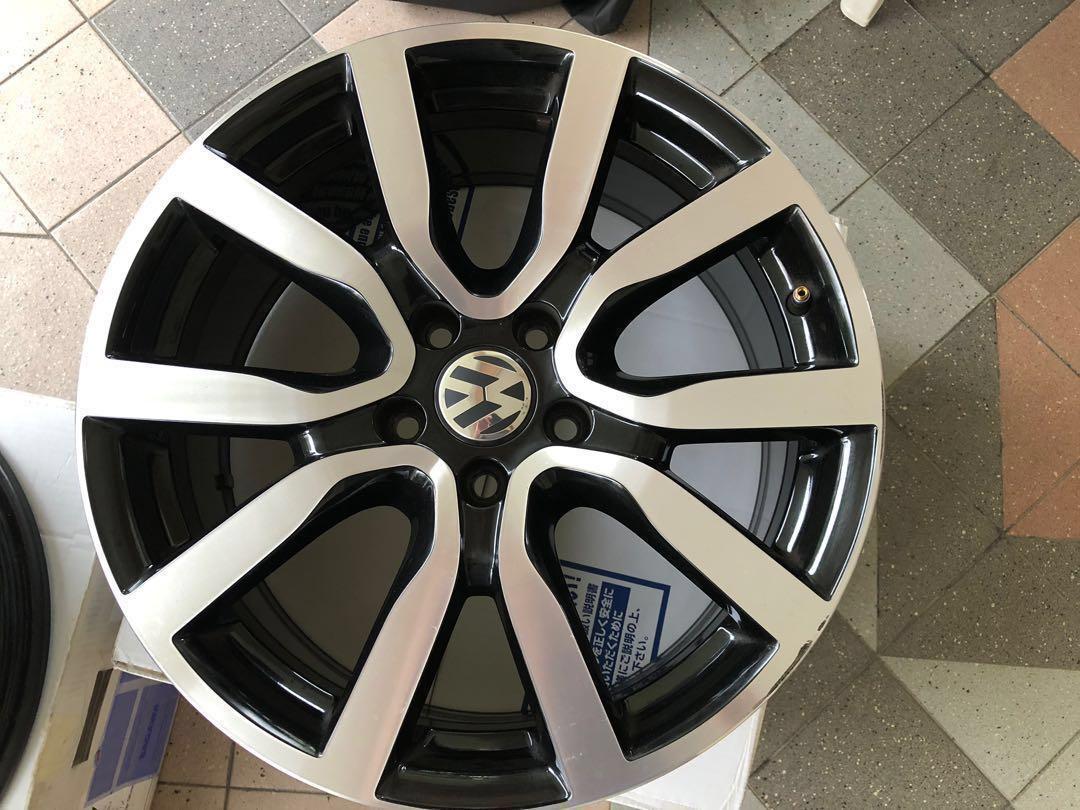Original 18 inch VW Golf Variant R Line Rim, Car Accessories, Tyres ...