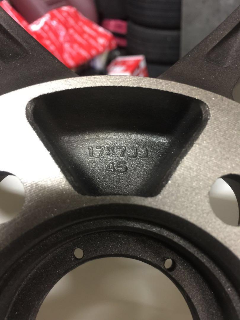 Original Yokohama Wheels AVS T5 17 inch, Auto Accessories on Carousell