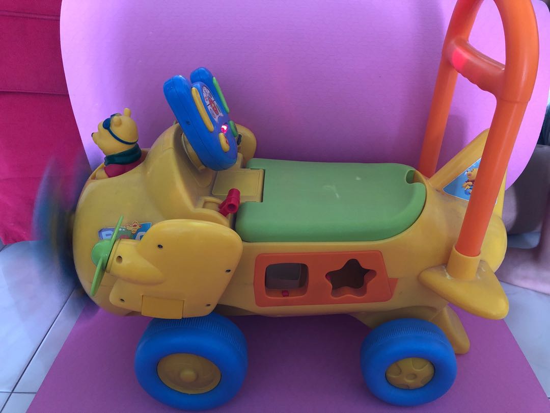 Pooh car, Babies & Kids, Infant Playtime on Carousell