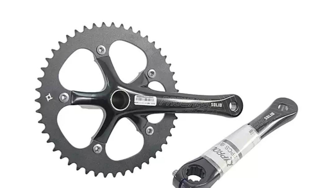 Prowheel Solid Crankset, Sports Equipment, Bicycles & Parts, Bicycles ...