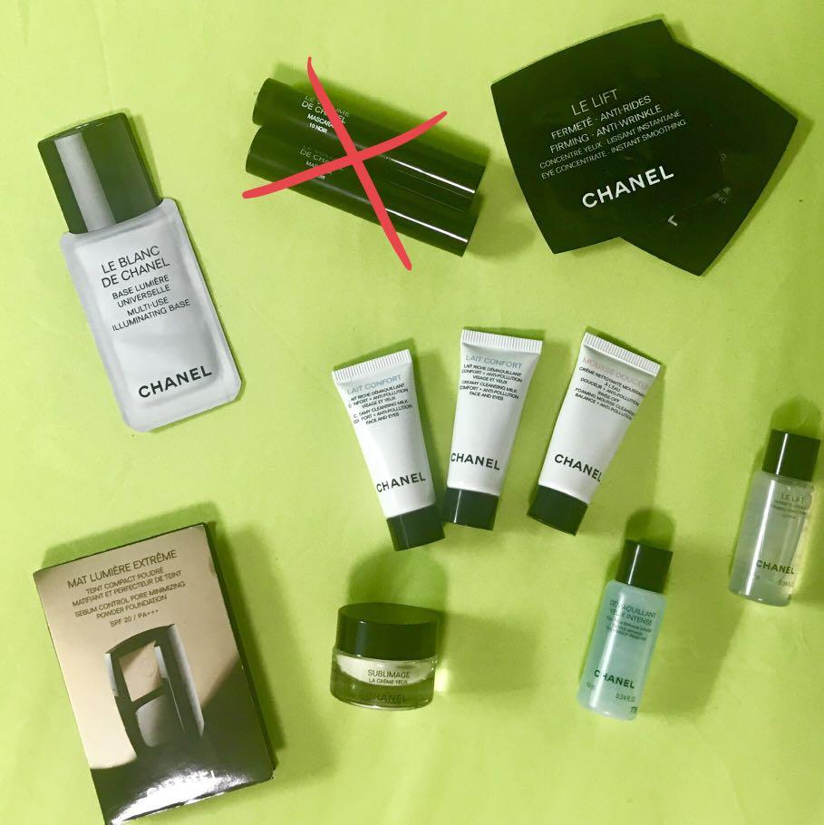 [Sample Size] Assorted Chanel Makeup and Skincare, Beauty & Personal ...