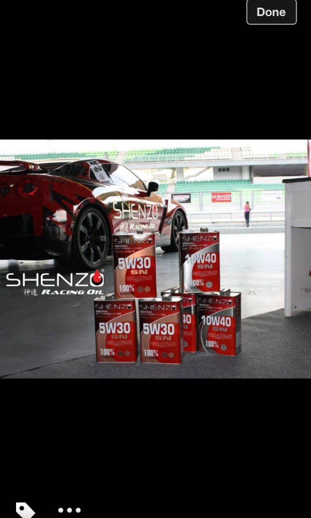 Shenzo oil 10w40, Auto Accessories on Carousell