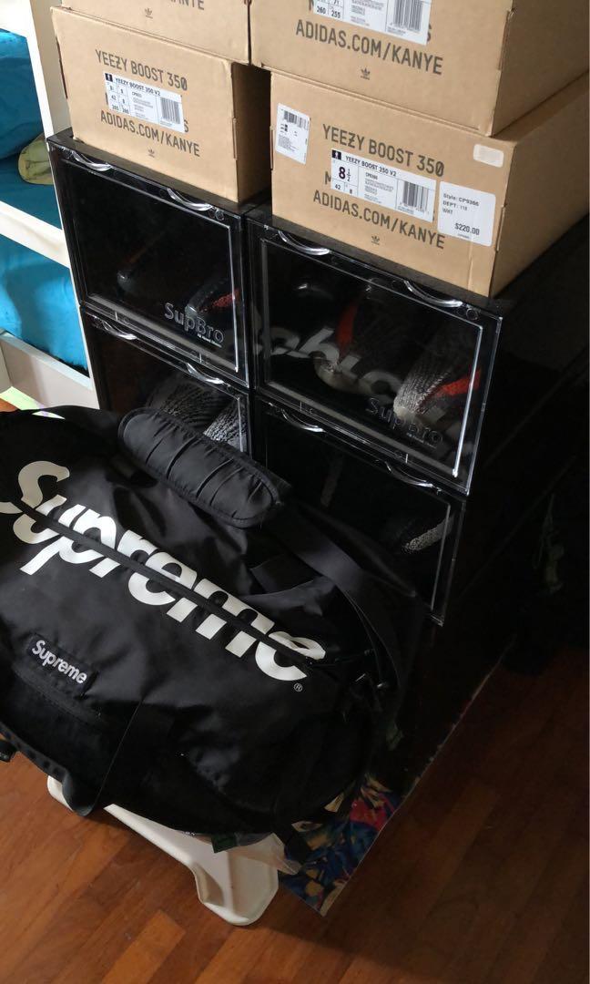 SupBro shoe boxes, Men's Fashion, Footwear, Sneakers on Carousell