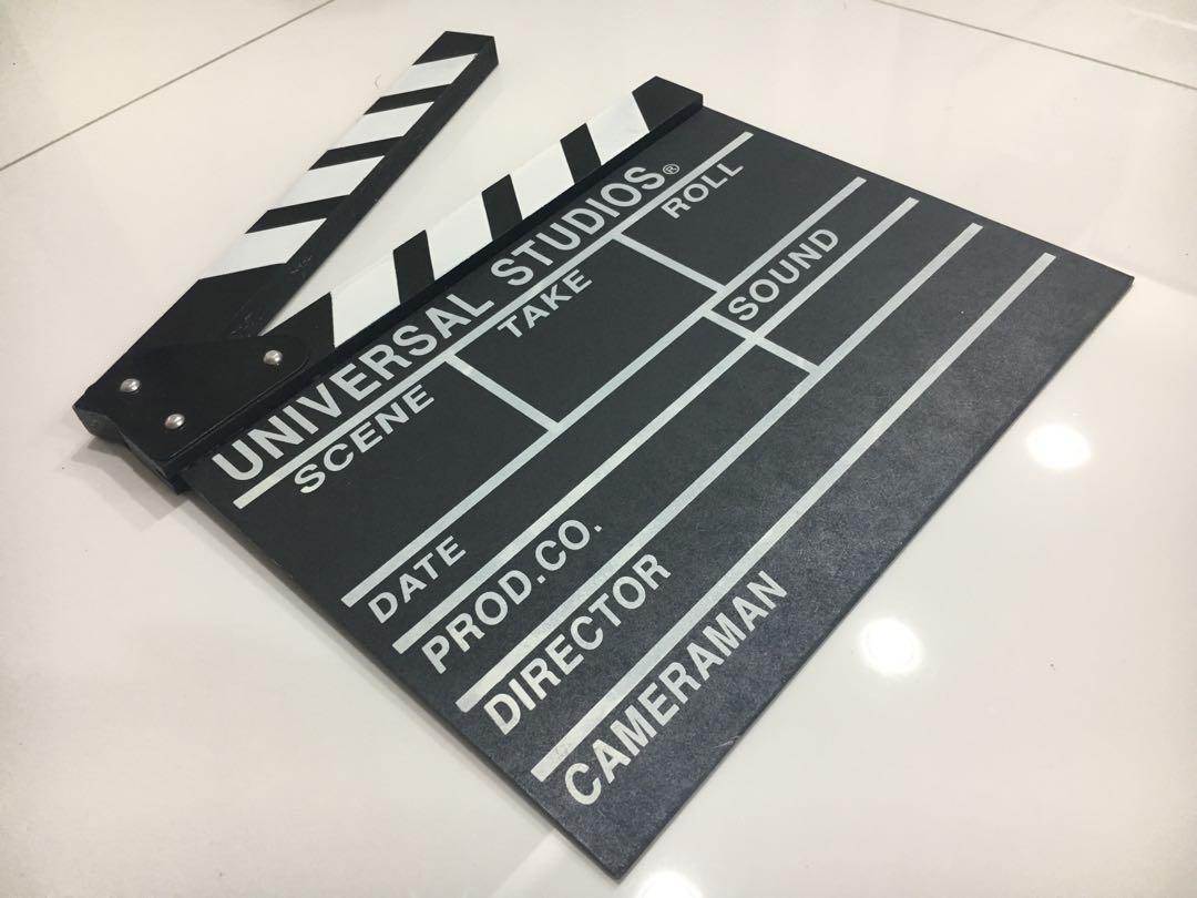 Universal Studios Clapper Board/Movie Slate, Photography, Photography ...
