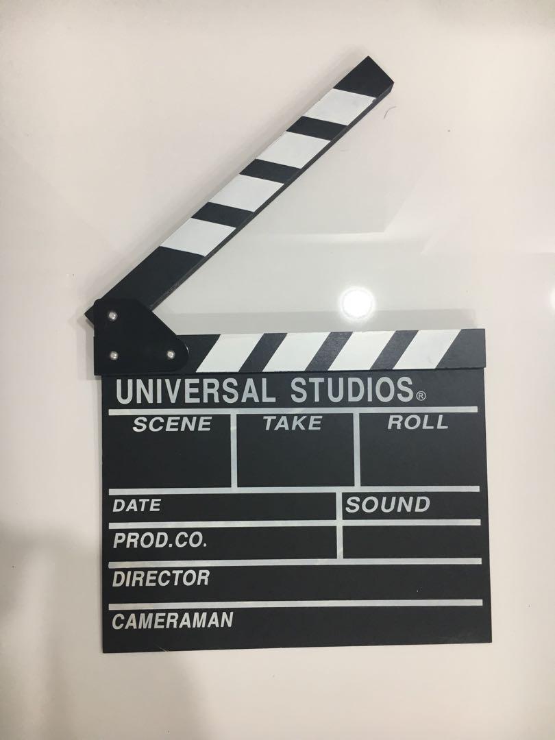 Universal Studios Clapper Board/Movie Slate, Photography, Photography ...
