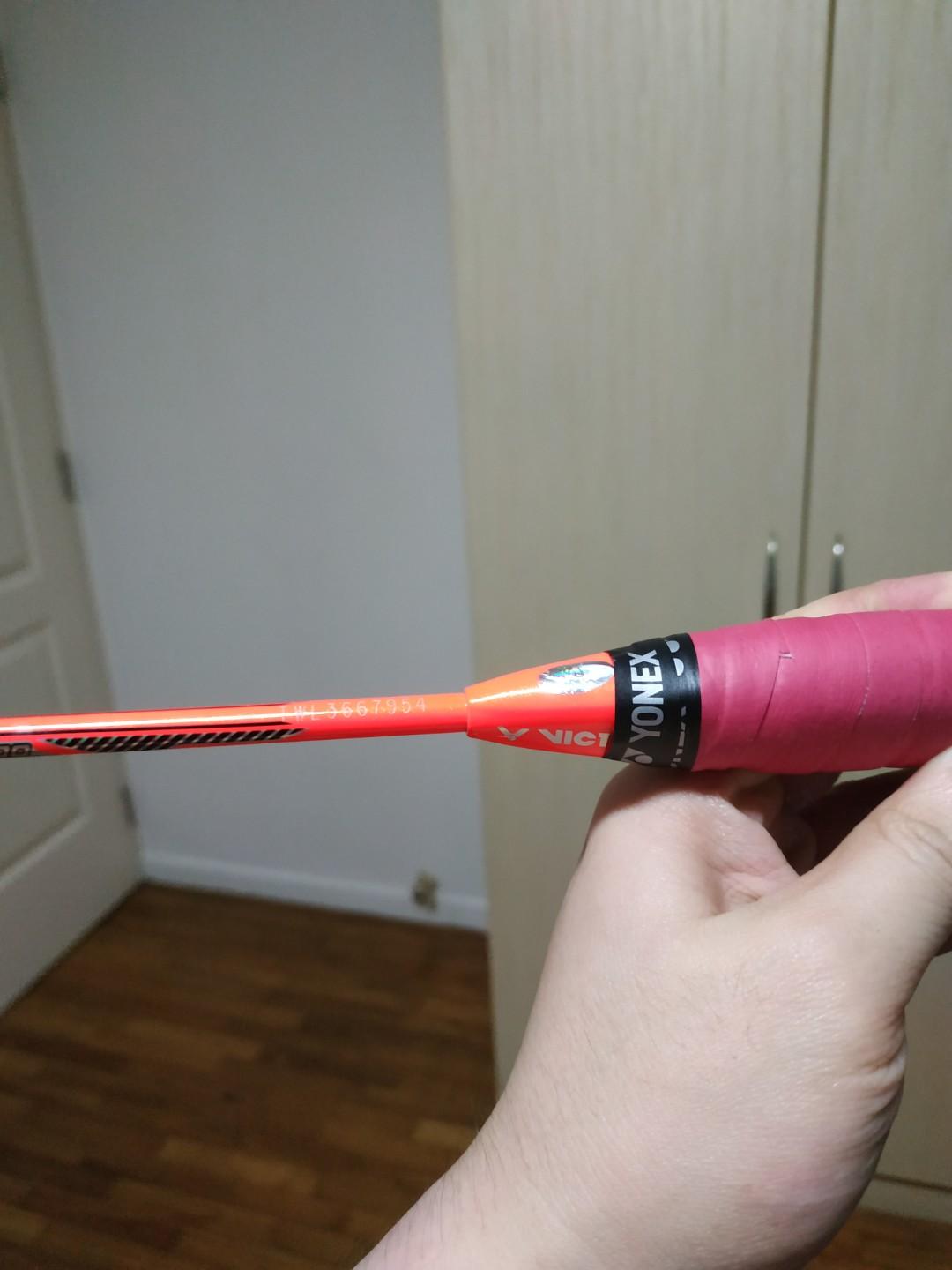 Victor thruster K9900 badminton racquet 3u, Sports Equipment, Sports ...