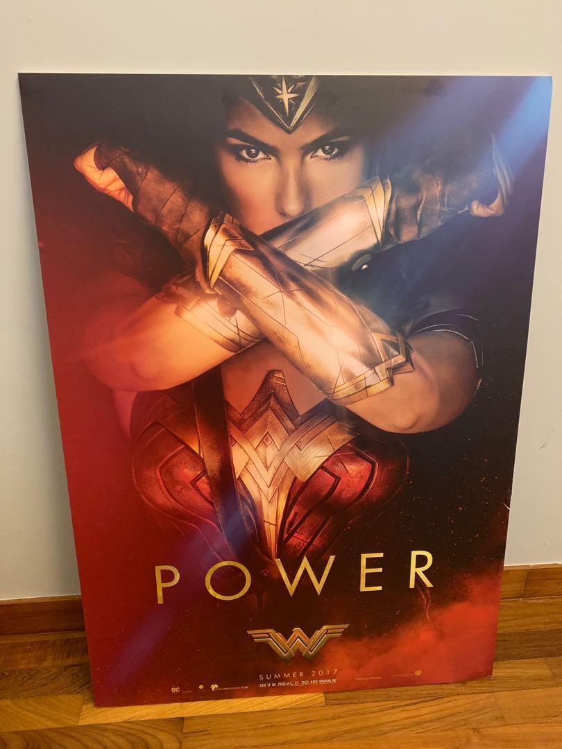 Wonder Woman poster, Hobbies & Toys, Memorabilia & Collectibles ...