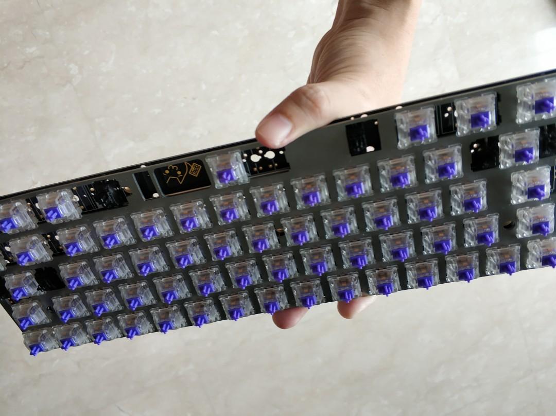 Custom keyboard with 62g Zealios, Computers & Tech, Parts & Accessories ...