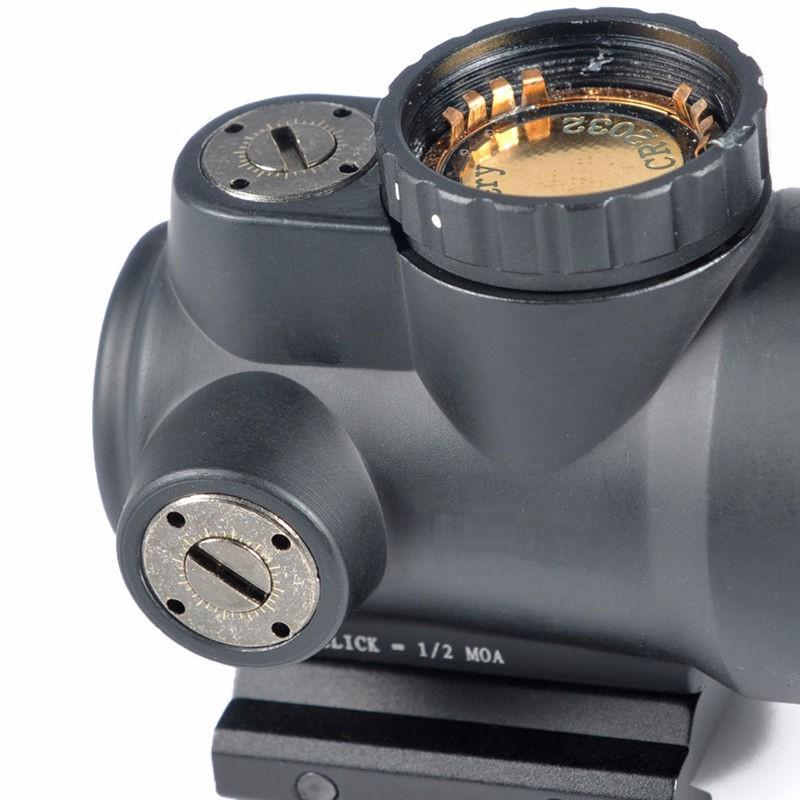 1x25mm Black Color MRO Style Red Dot Sight Holographic Sight Low Mount ...