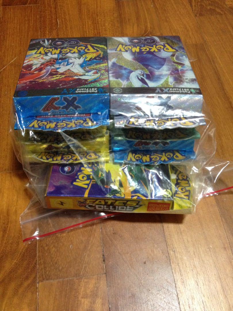 7 Pokemon packs, Hobbies & Toys, Toys & Games on Carousell