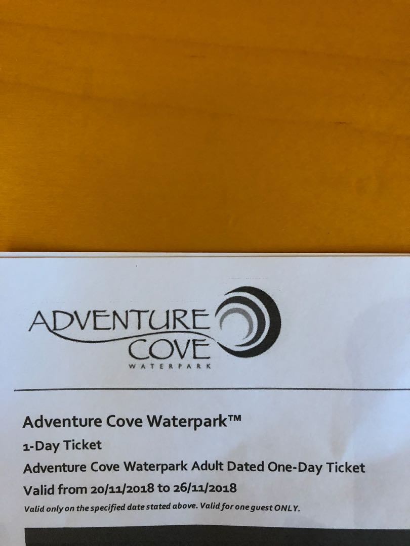 Adventure Cove Waterpark, Tickets & Vouchers, Local Attractions ...