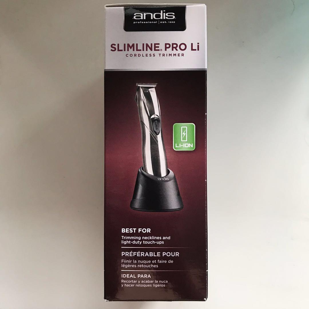 Andis Slimline Pro Li - Professional Cordless Trimmer for Barbers, Beauty & Personal Care, Hair ...
