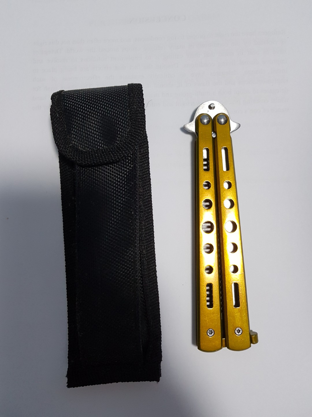 Balisong Butterfly Comb, Everything Else on Carousell