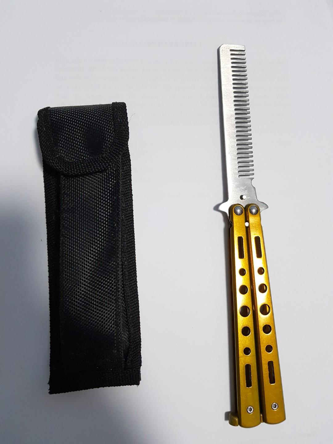 Balisong Butterfly Comb, Everything Else on Carousell