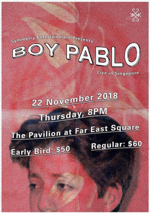 Boy Pablo Ticket, Tickets & Vouchers, Event Tickets on Carousell