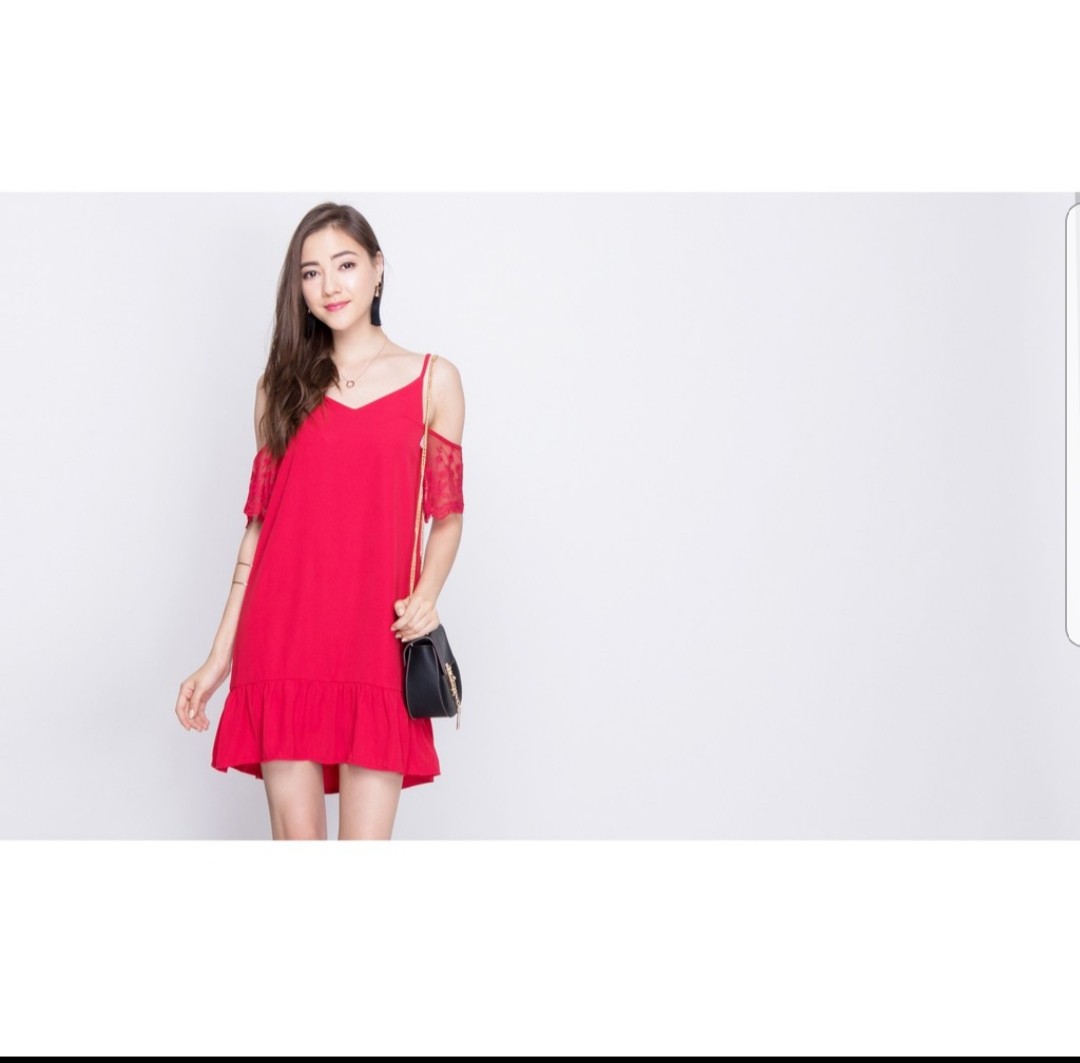 Brand New with Tag Red Dress, Women's Fashion, Dresses & Sets, Dresses ...