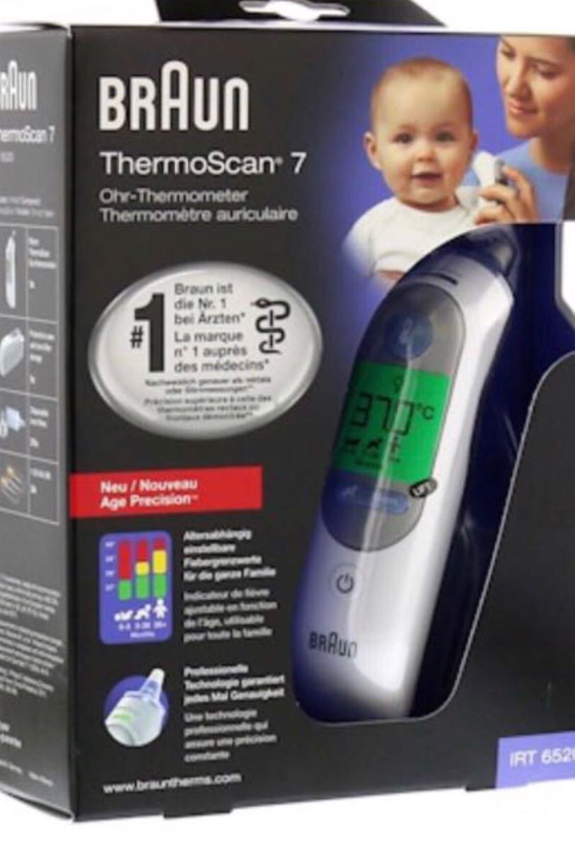 Braun thermometer, Health & Nutrition, Thermometers on Carousell