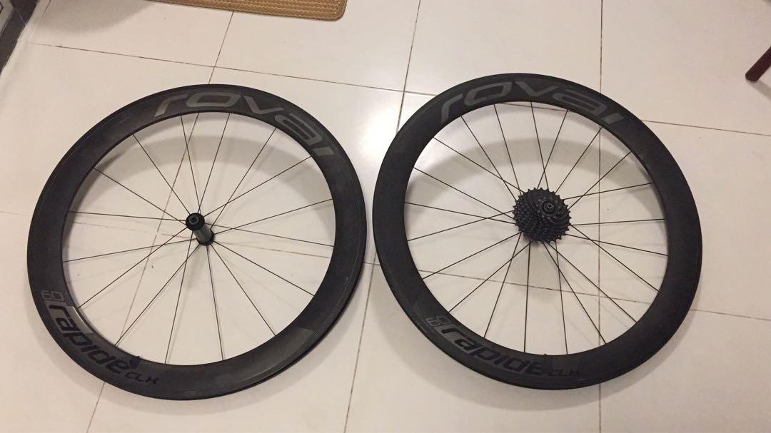 Carbon Wheelset Specialized Roval CLX 60, Sports Equipment, Bicycles ...