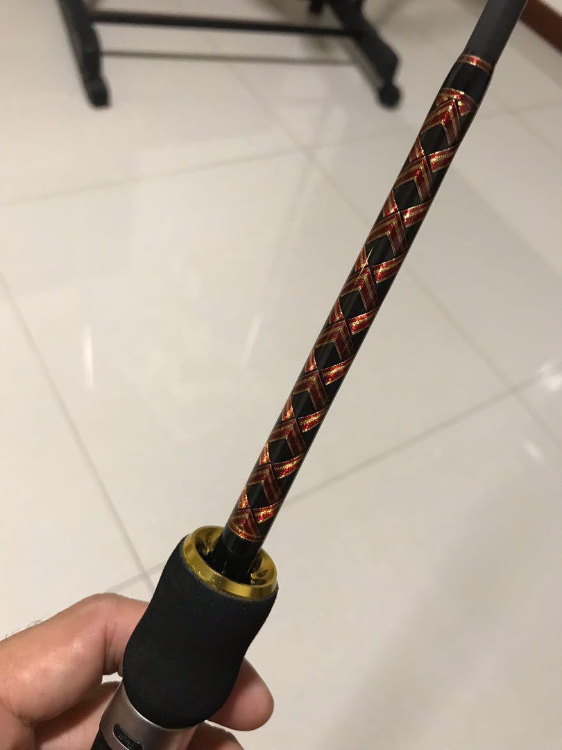 Custom BC fishing rod for bashing, Everything Else on Carousell
