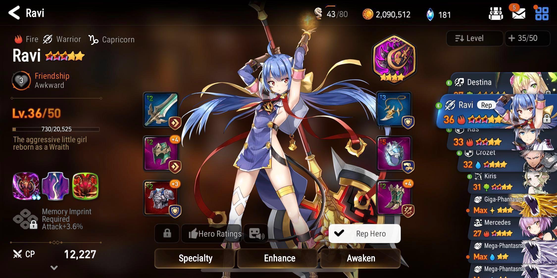 Epic Seven. Destina, Kiris and Ravi, Video Gaming, Gaming Accessories ...