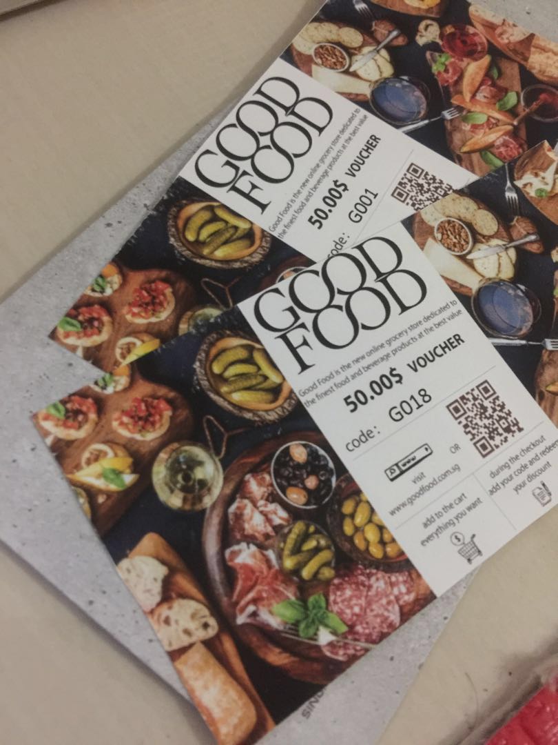 Good Food online Grocery Store, Tickets & Vouchers, Vouchers on Carousell