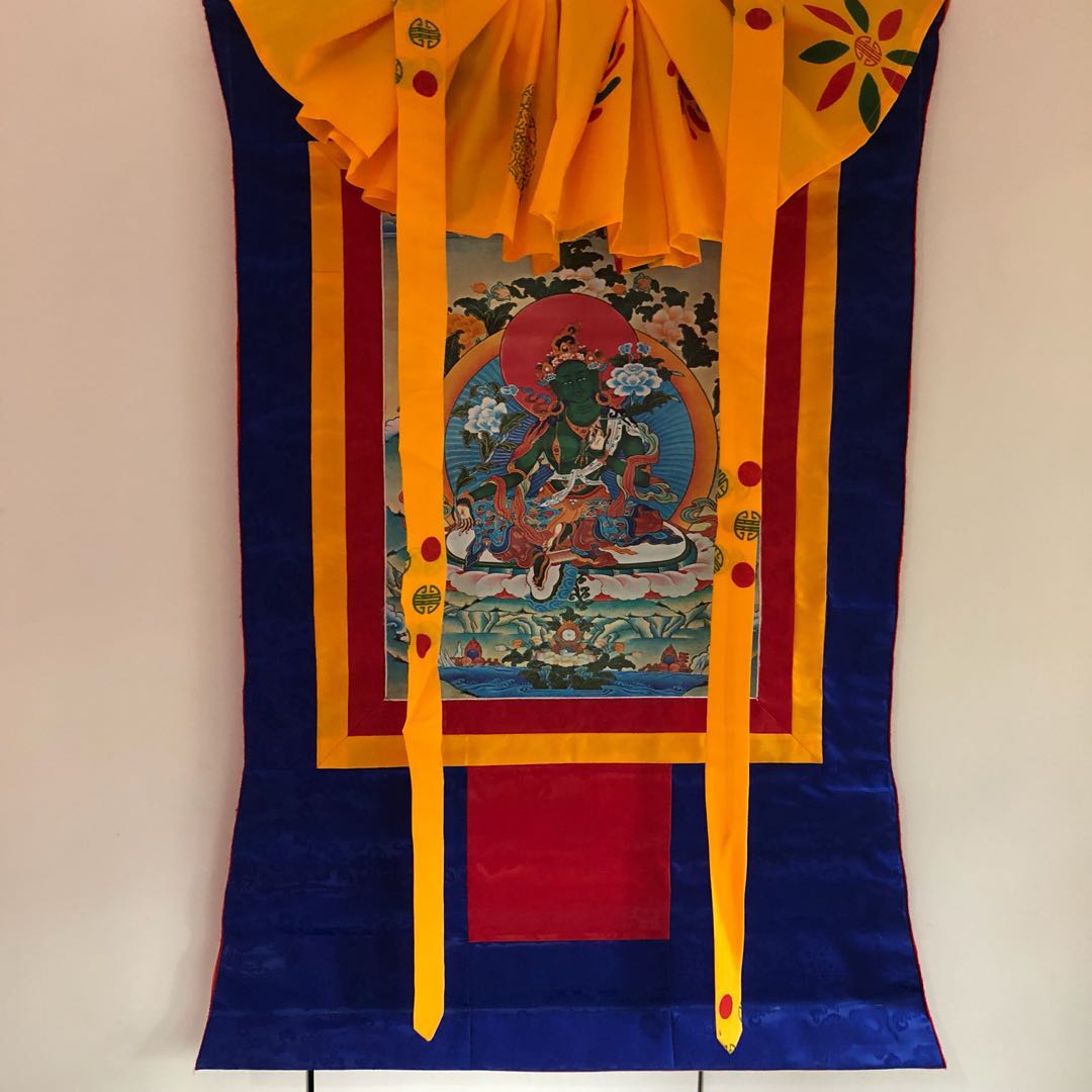 Green Tara Thanka ( wall Hang), Furniture & Home Living, Home Decor ...