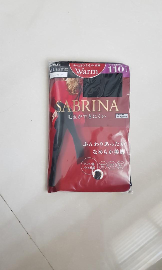 Gunze Sabrina Thermal Tights 110 Denier, Women's Fashion, Watches & Accessories, Socks & Tights ...