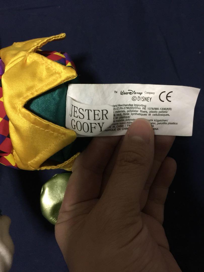 Jester goofy US disneyland plush, Hobbies & Toys, Toys & Games on Carousell