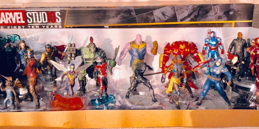 Marvel Mega Figurine Set- The First Ten-Year Edition, Hobbies & Toys ...