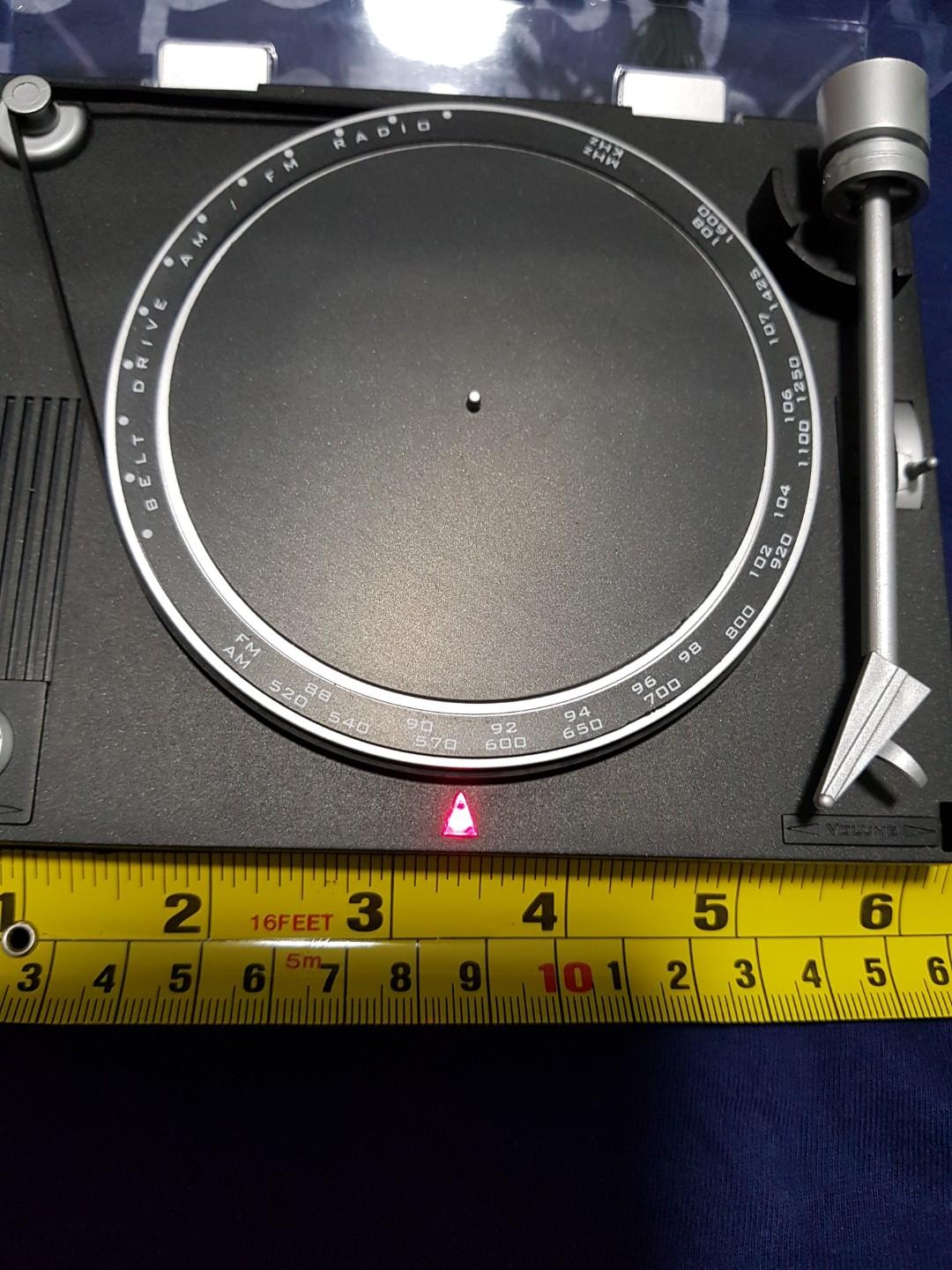 Mini Turntable Radio, Furniture & Home Living, Home Decor, Clocks on ...